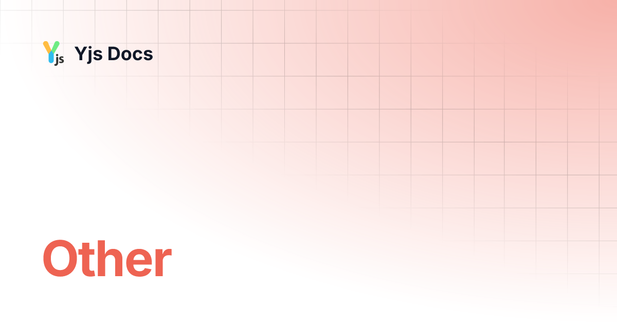 Other Yjs Docs