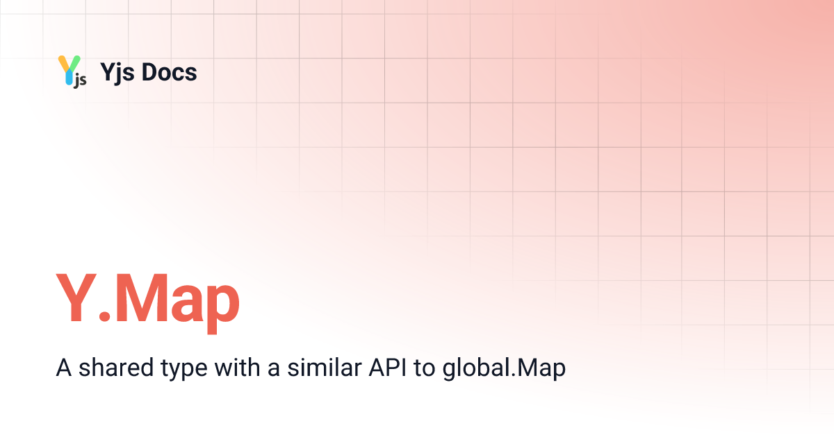 Y.Map | Yjs Docs